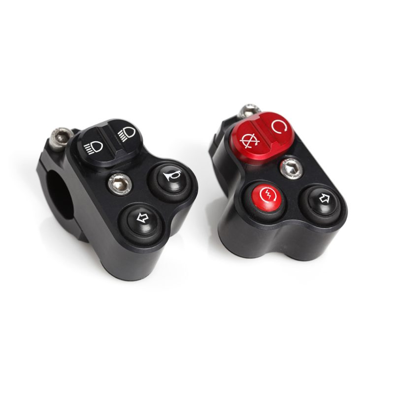 Motorcycle Switchgear 'Matte Black'